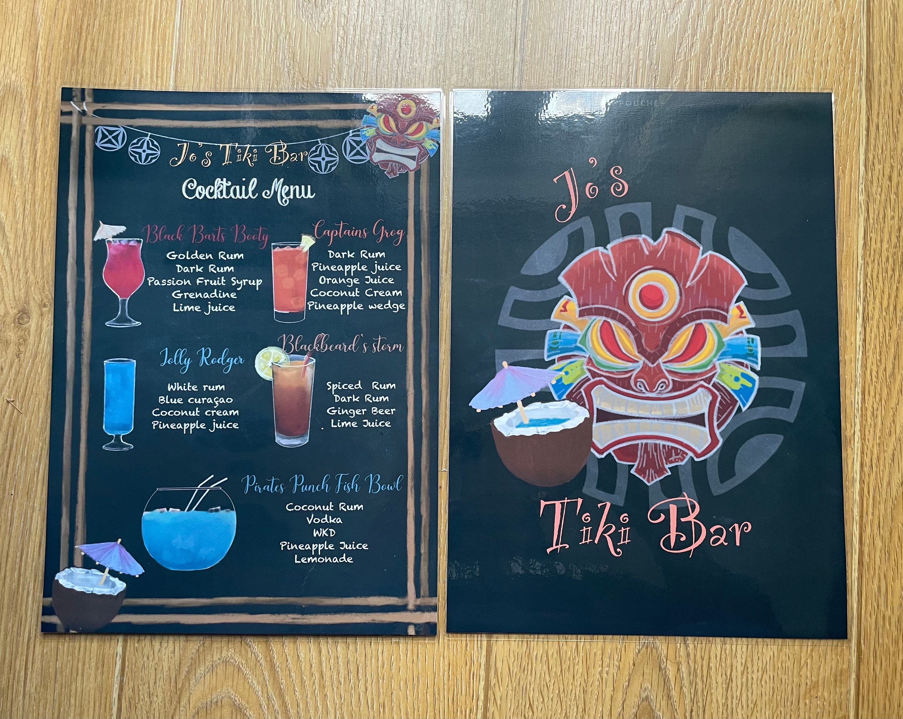 Cocktail Bar Menu Cocktail Recipes Wall Art Chalkboard Menu Etsy