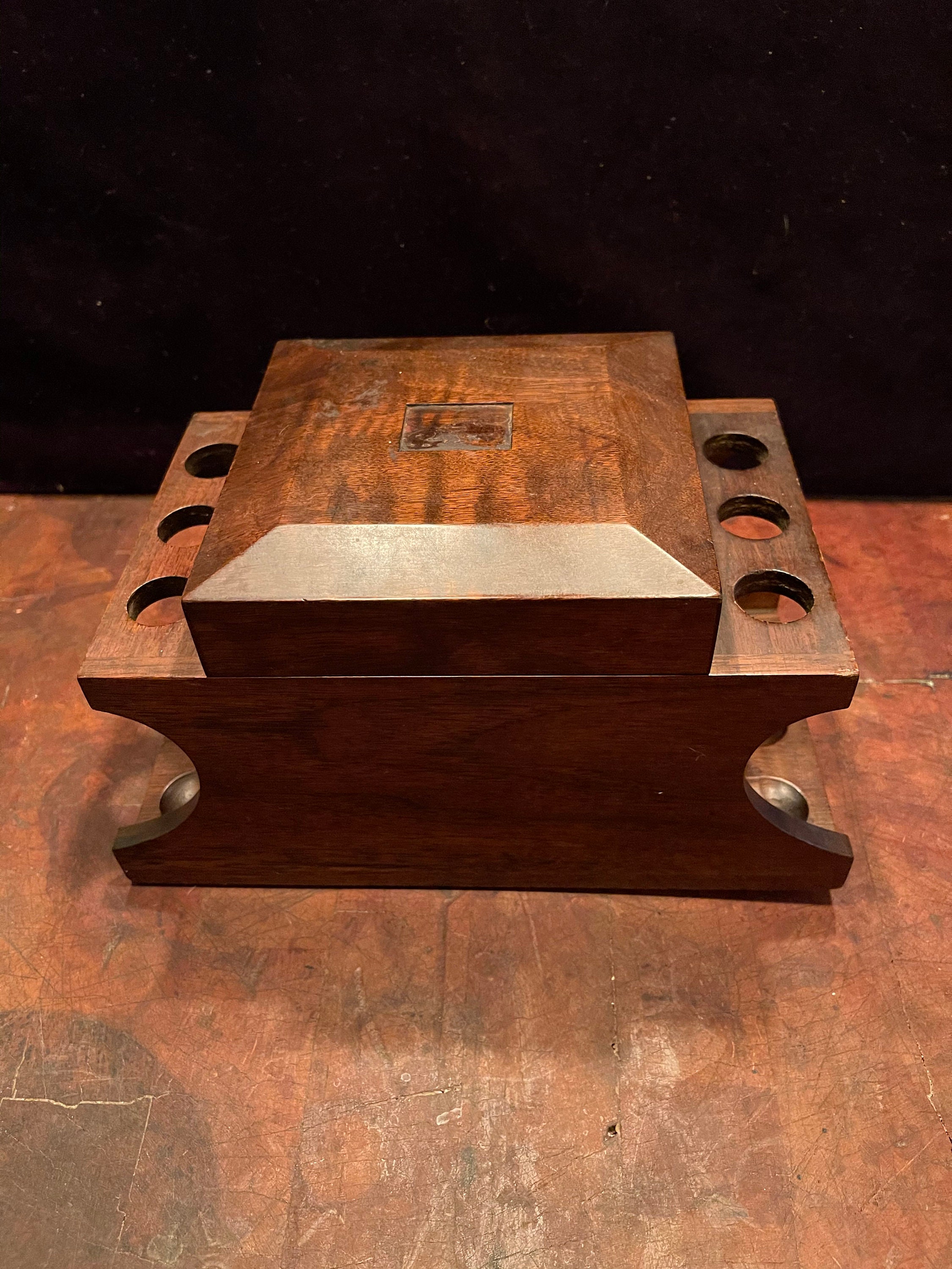 Antique Cigar Humidor Stand for sale | Only 2 left at -70%