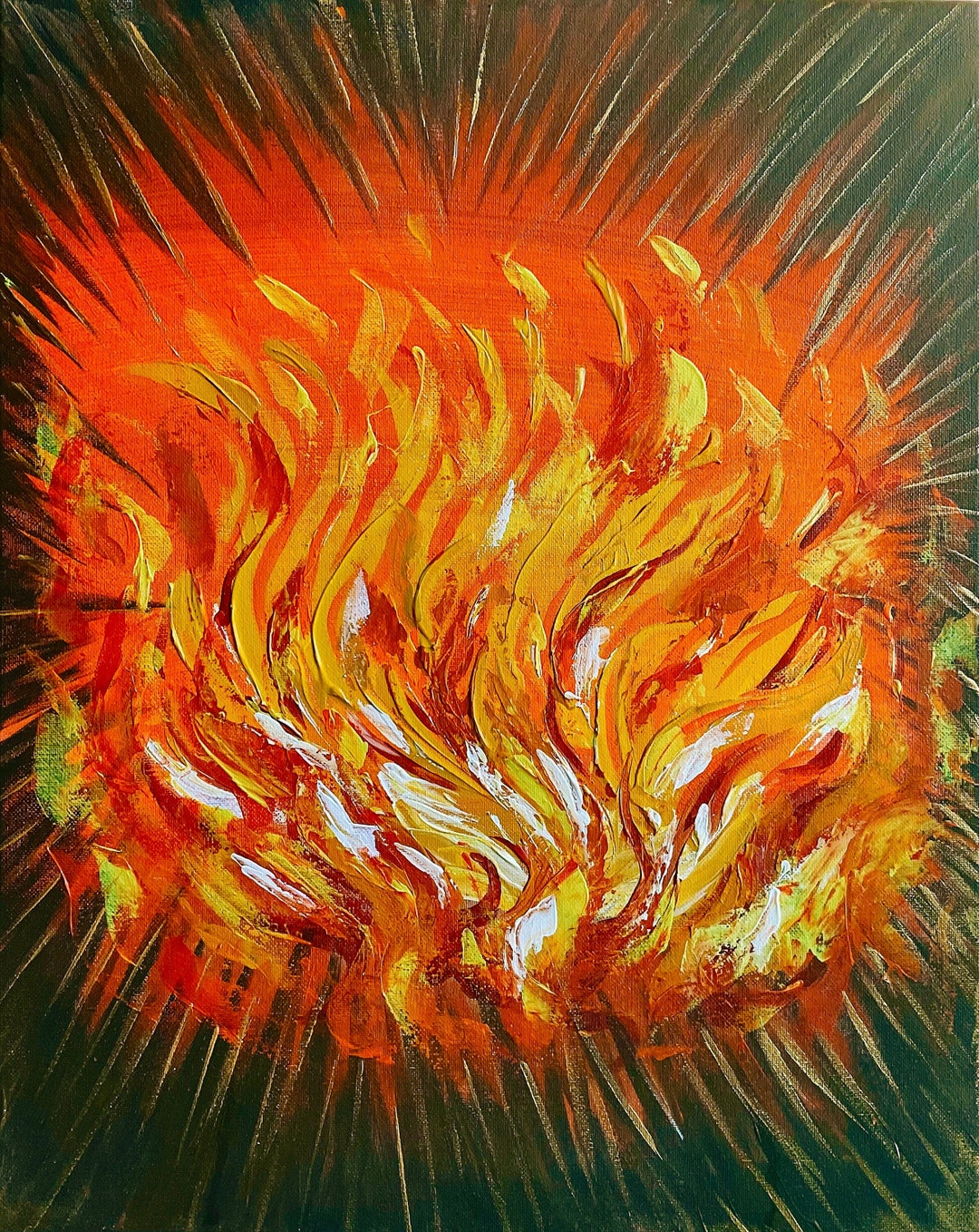 Prophetic Art Printing--fire - Etsy