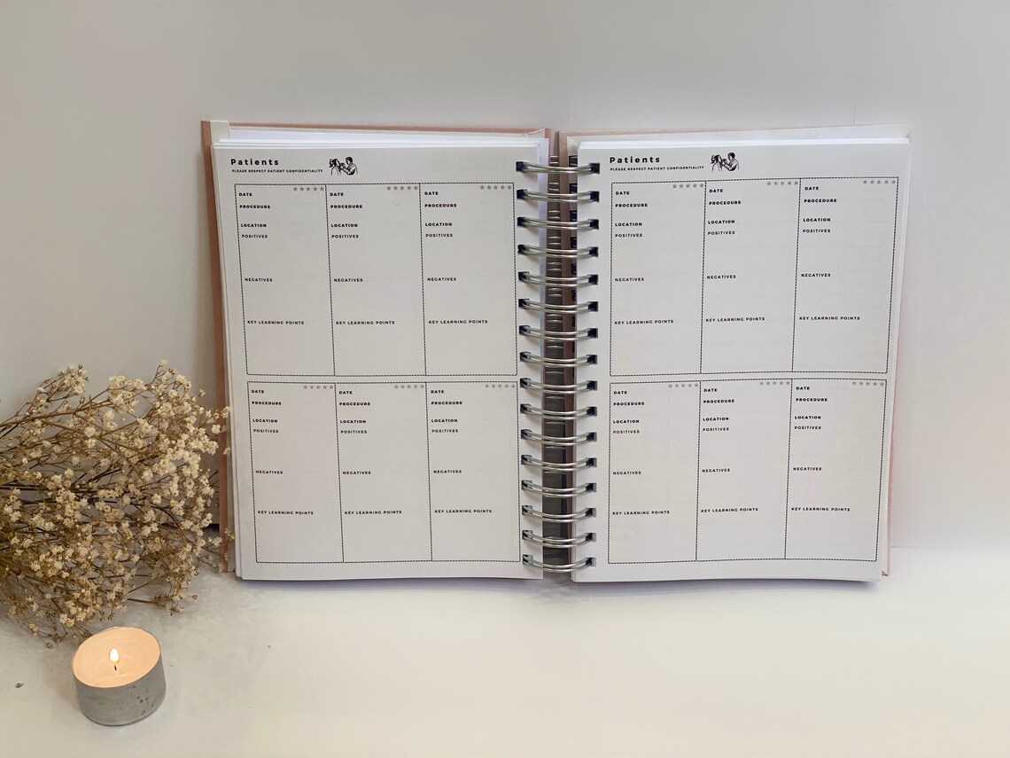 12 Month Dental Diary Personalised A5 Academic Planner For | Etsy