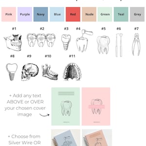 12 Month Dental Diary - Personalised A5 Academic Planner for Dental ...