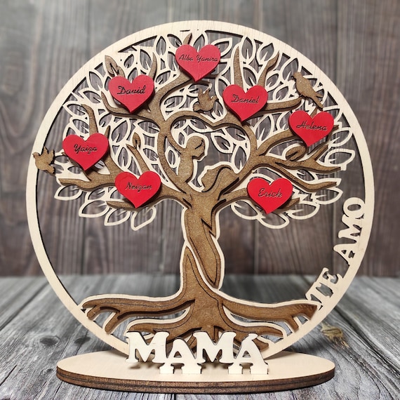 Tree for Mother Personalized With Names - Etsy