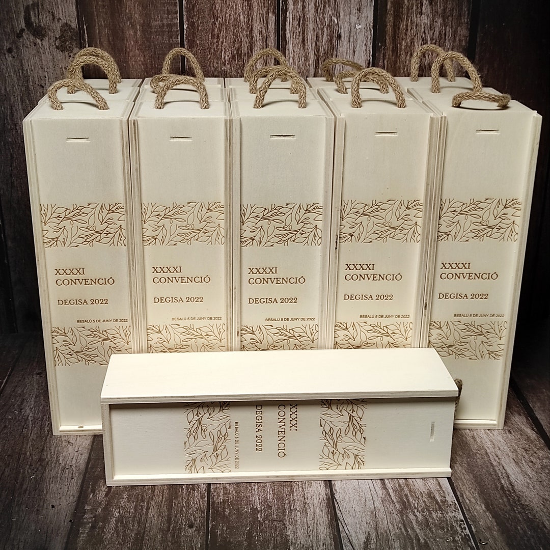 Personalize an Engraved Wine Box - Etsy