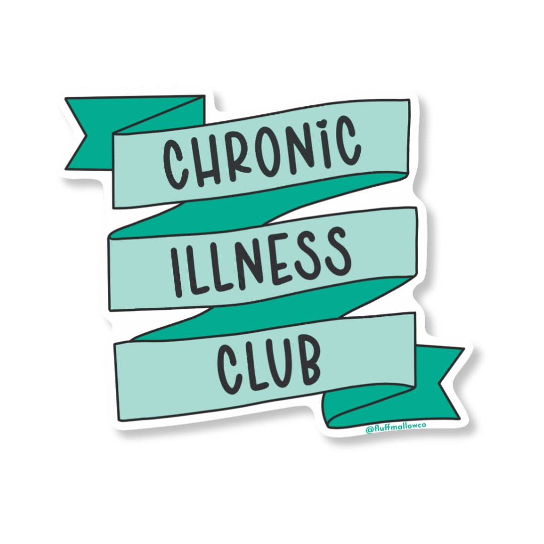 Chronic Illness Vinyl Sticker, Invisible Illness Awareness, Chronic ...