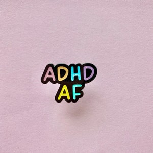 Adhd Enamel Pin Adhd Awareness Mental Health Pin | Etsy UK