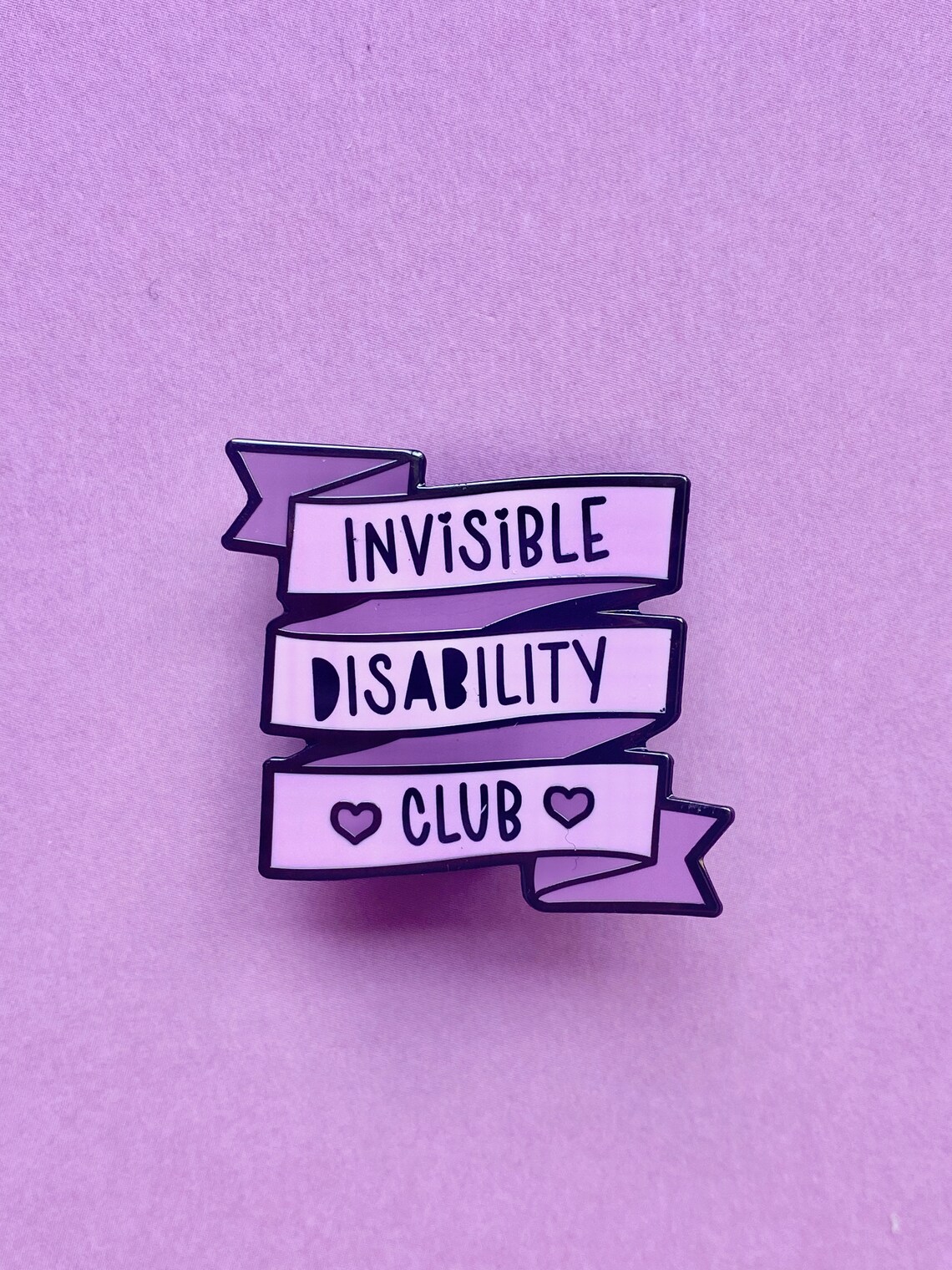 Invisible Disability Club Enamel Pin Hidden Illness - Etsy