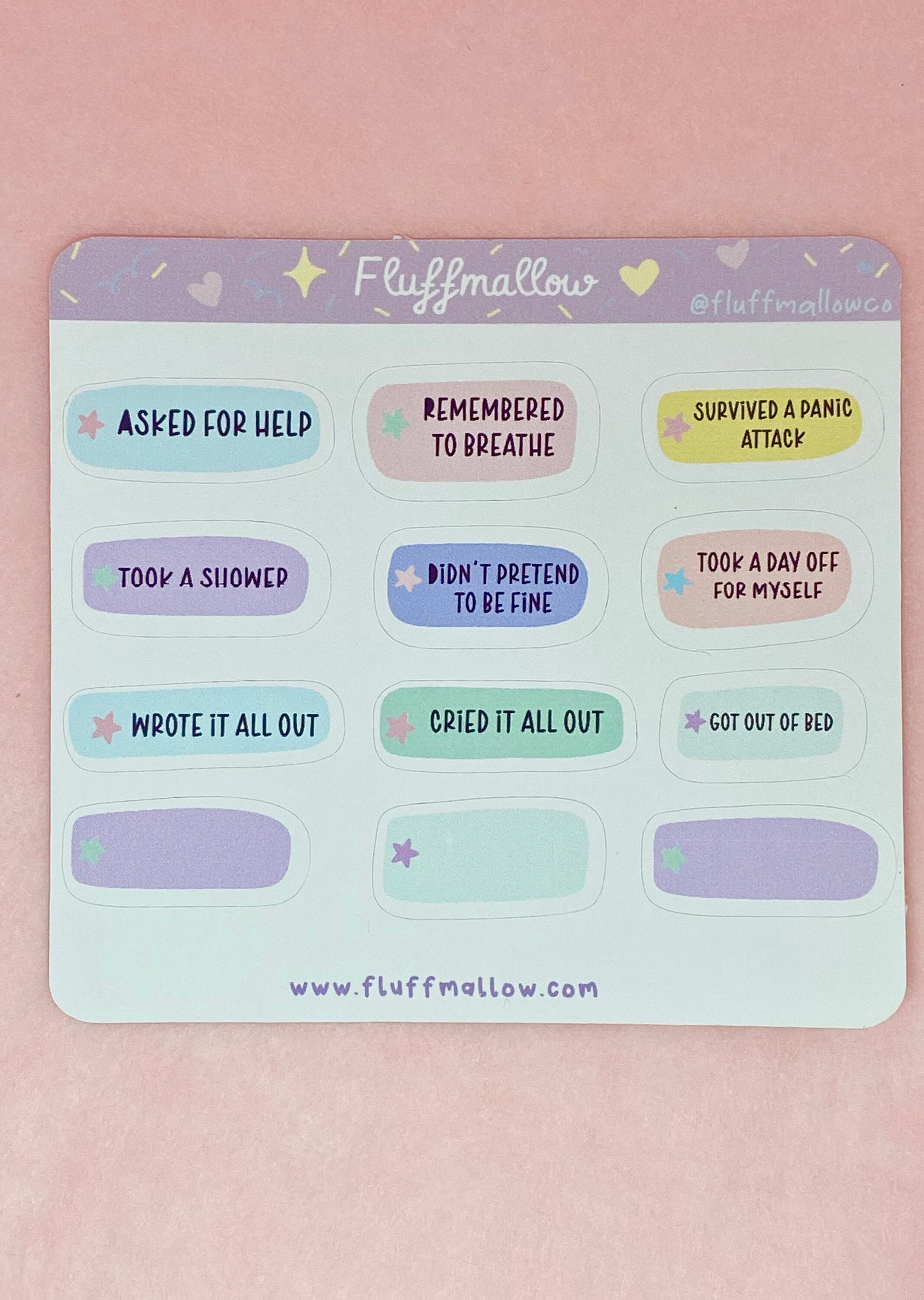 Papercraft Embellishments Paper, Party & Kids mini sticker sheet Mental ...