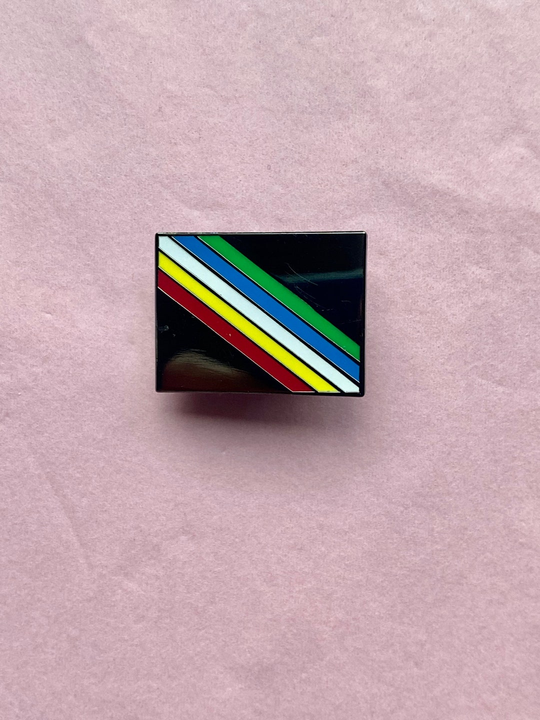 Disability Pride Flag Enamel Pin Hidden Invisible Chronic - Etsy