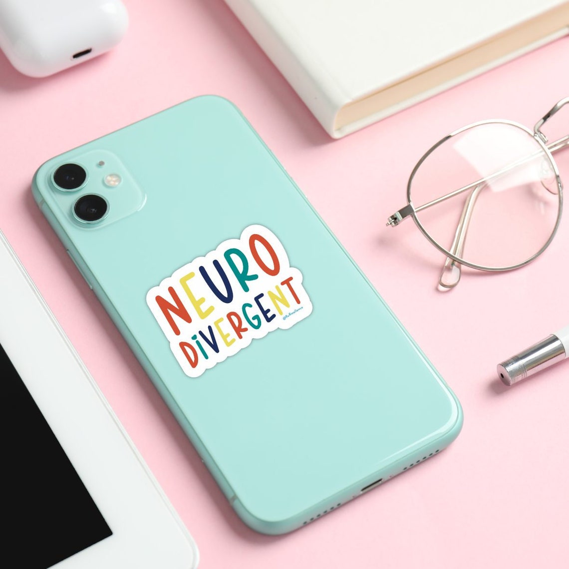 Neurodivergent Vinyl Sticker | Autism Awareness Acceptance ...