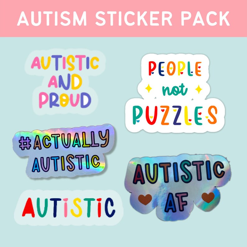 Actually Autistic Enamel Pin Autism Acceptance Badge - Etsy