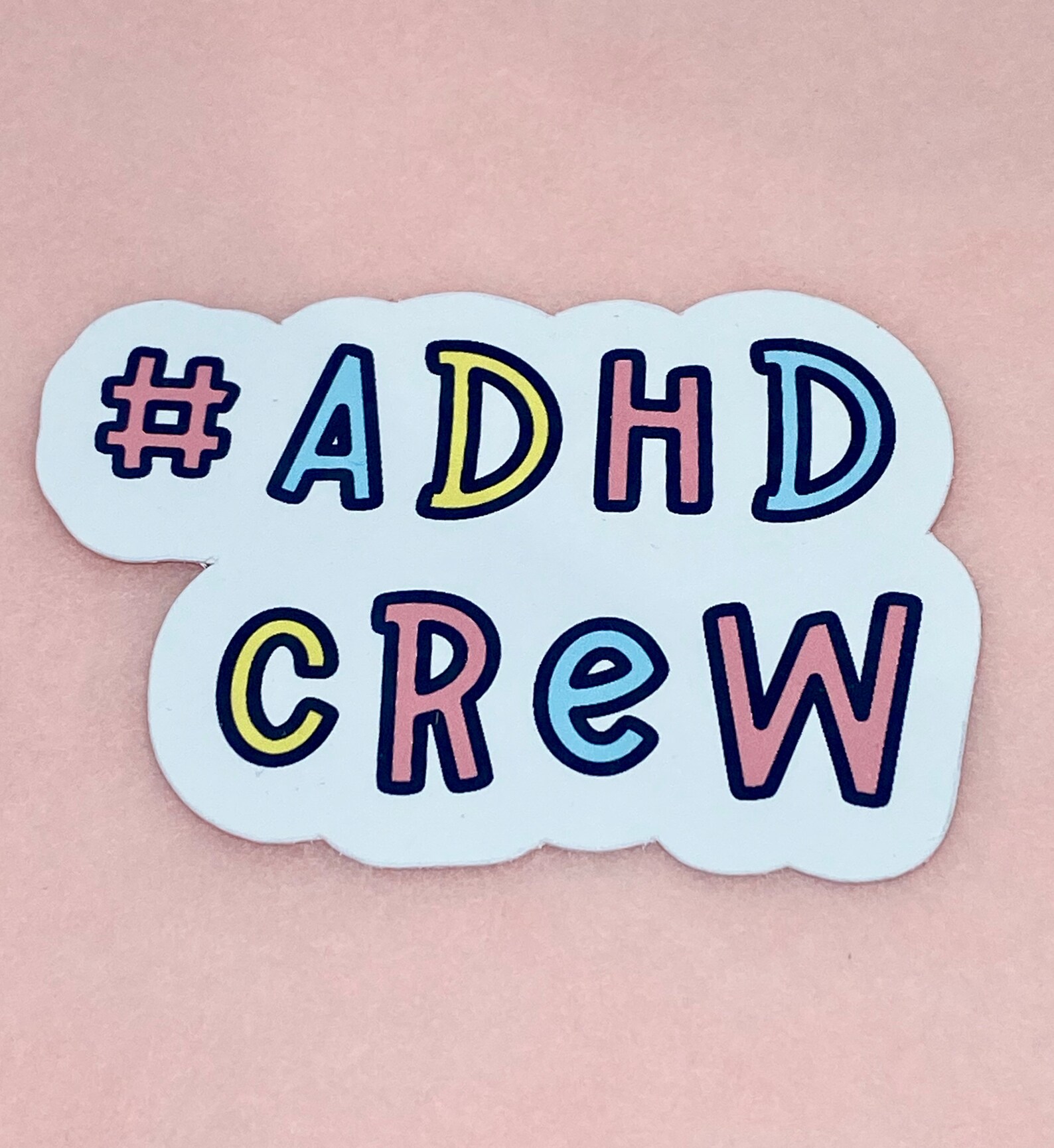 ADHD awareness stickers adhd vinyl sticker adhd decals | Etsy