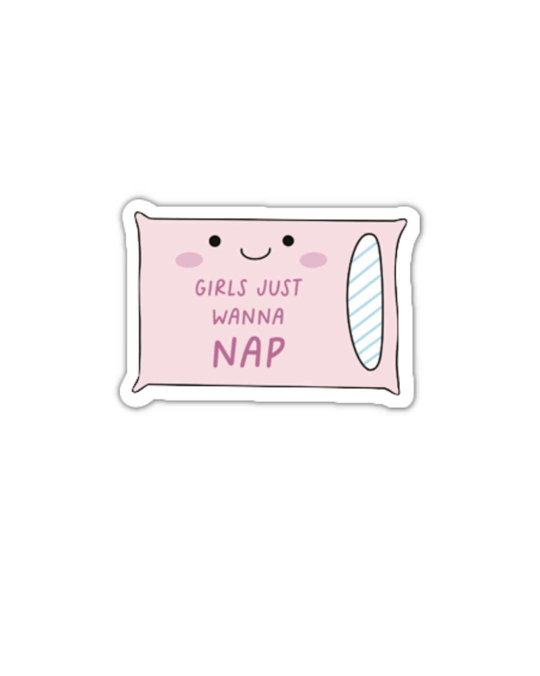 Girls Just Wanna Nap Sticker, Self Care Self Love Decal, Feminist Women ...