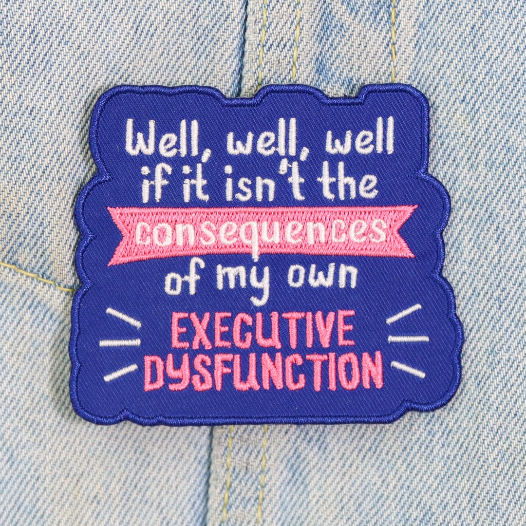 Executive Dysfunction Enamel Pin, Adhd Autism Acceptance, Mental Health ...