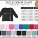 Rabbit Skins 3302 Color Chart Toddler T-shirt Color and Size Table ...