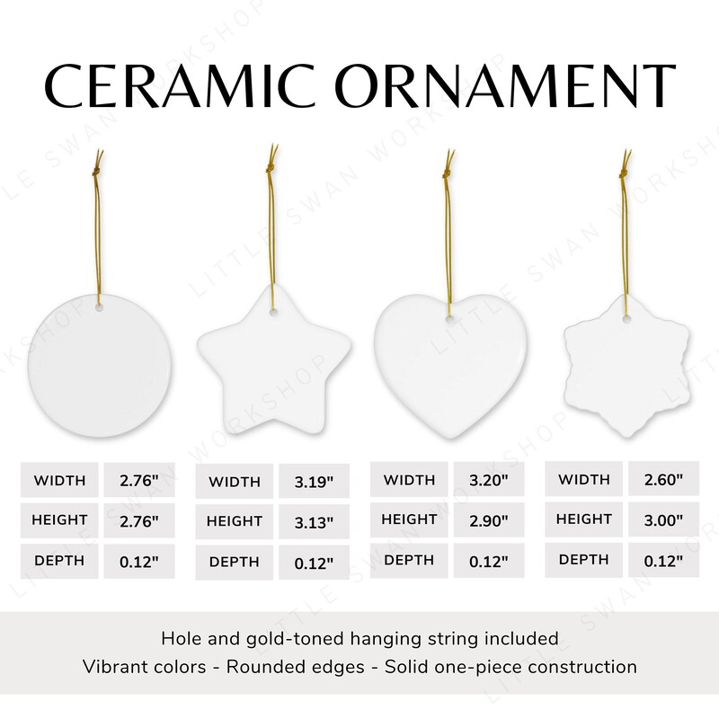 Ceramic Ornament - Etsy