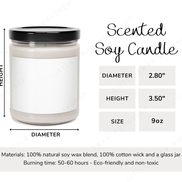Candle Sizing Chart - Etsy