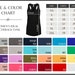 Next Level 1533 Color Chart Next Level Tank Top 1533 Size and Color ...
