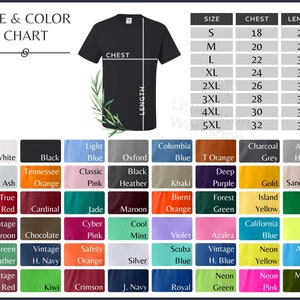 Jerzees 29MR Size Chart - Jerzees 29MR Color and Size Table - Jerzees ...