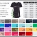 Next Level 1510 Color Chart Next Level 1510 Size and Color Table Next ...