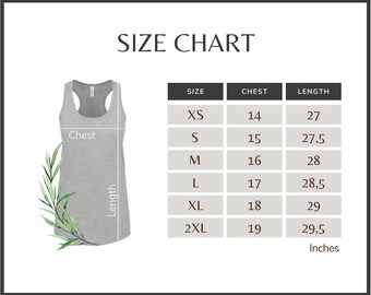 Next Level Size Chart | Etsy