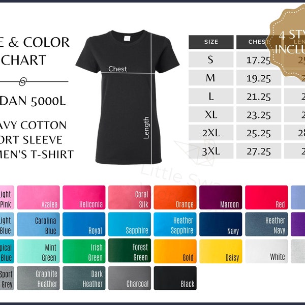 G5000 Color Chart - Etsy