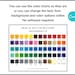 ORACAL 651 Color Chart - Oracle 651 Permanent Vinyl Color Guide, 2 ...