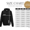 Awdis Kids Hoodie JH001J Sizing Chart, Unisex Hoodie Size Guide ...