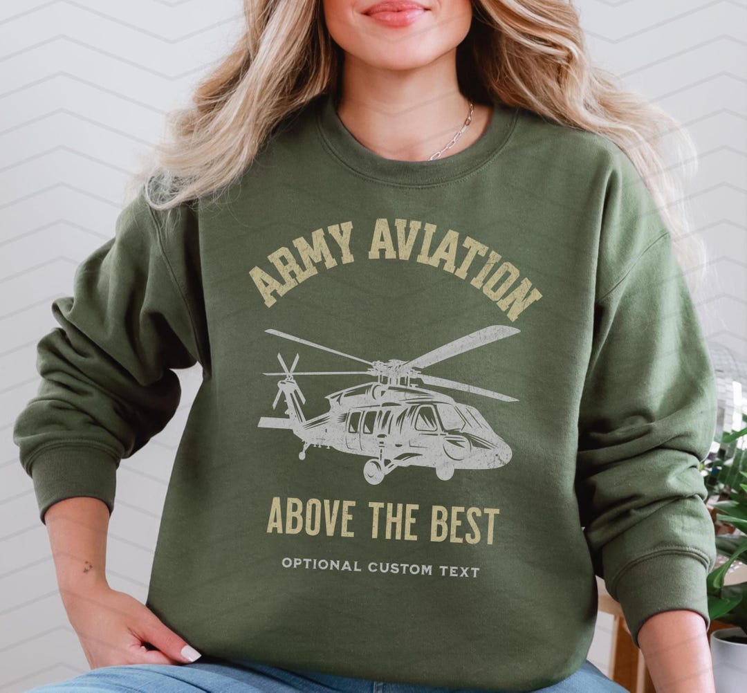 Army Aviation Shirt Military Helicopter Clothing Military Gifts Veteran ...