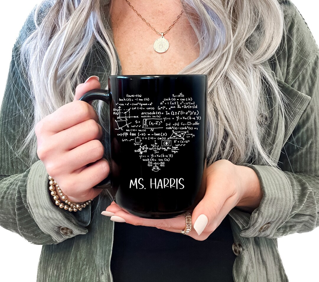 Personalized Math Teacher Mug Student Gift for Teacher Keepsake Custom ...