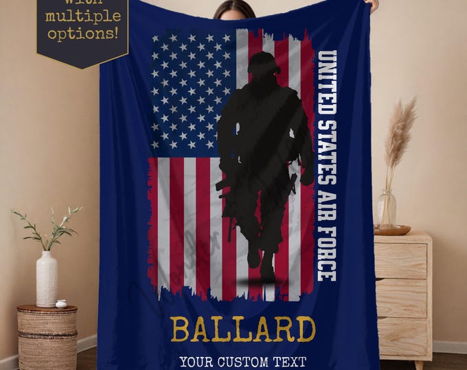 Air Force Blanket - Etsy
