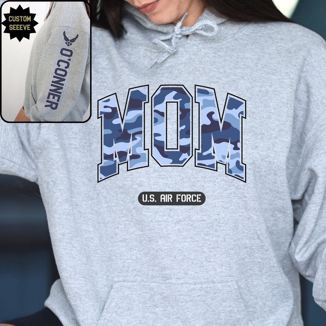 Custom Air Force Mom Shirt, Air Force Mom Sweatshirt, Military Mom Gift ...