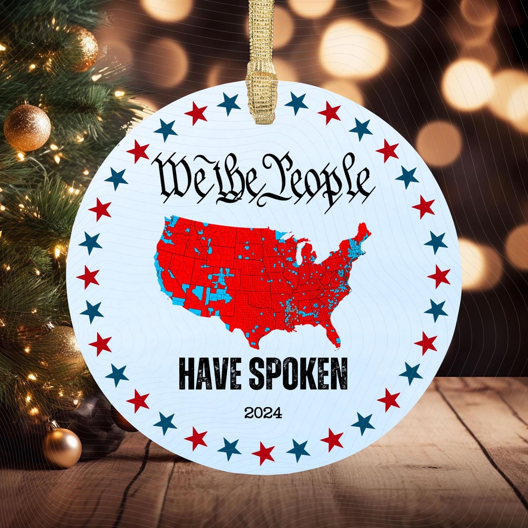 Trump Christmas Ornament Gift for MAGA Republican Political Gift - Etsy