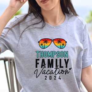 Custom Family Vacation Shirts, Custom Summer Shirt, Personalized Family ...