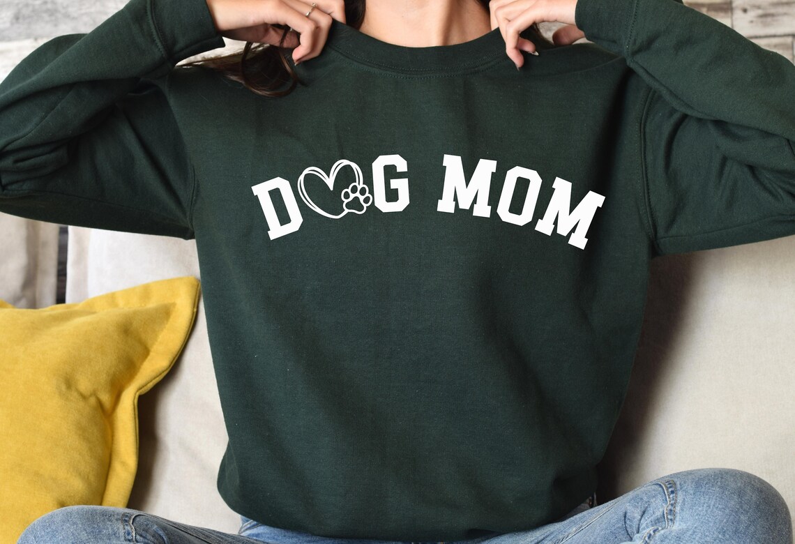 Dog Mom Sweatshirt, Dog Mama Shirt, Dog Mom Gifts, Dog Mom T-shirt, Dog ...