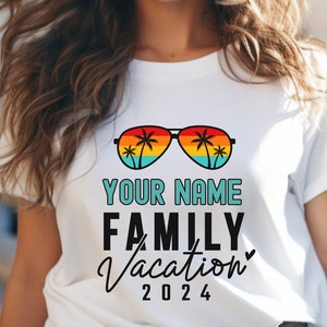 Custom Family Vacation Shirts, Custom Summer Shirt, Personalized Family ...