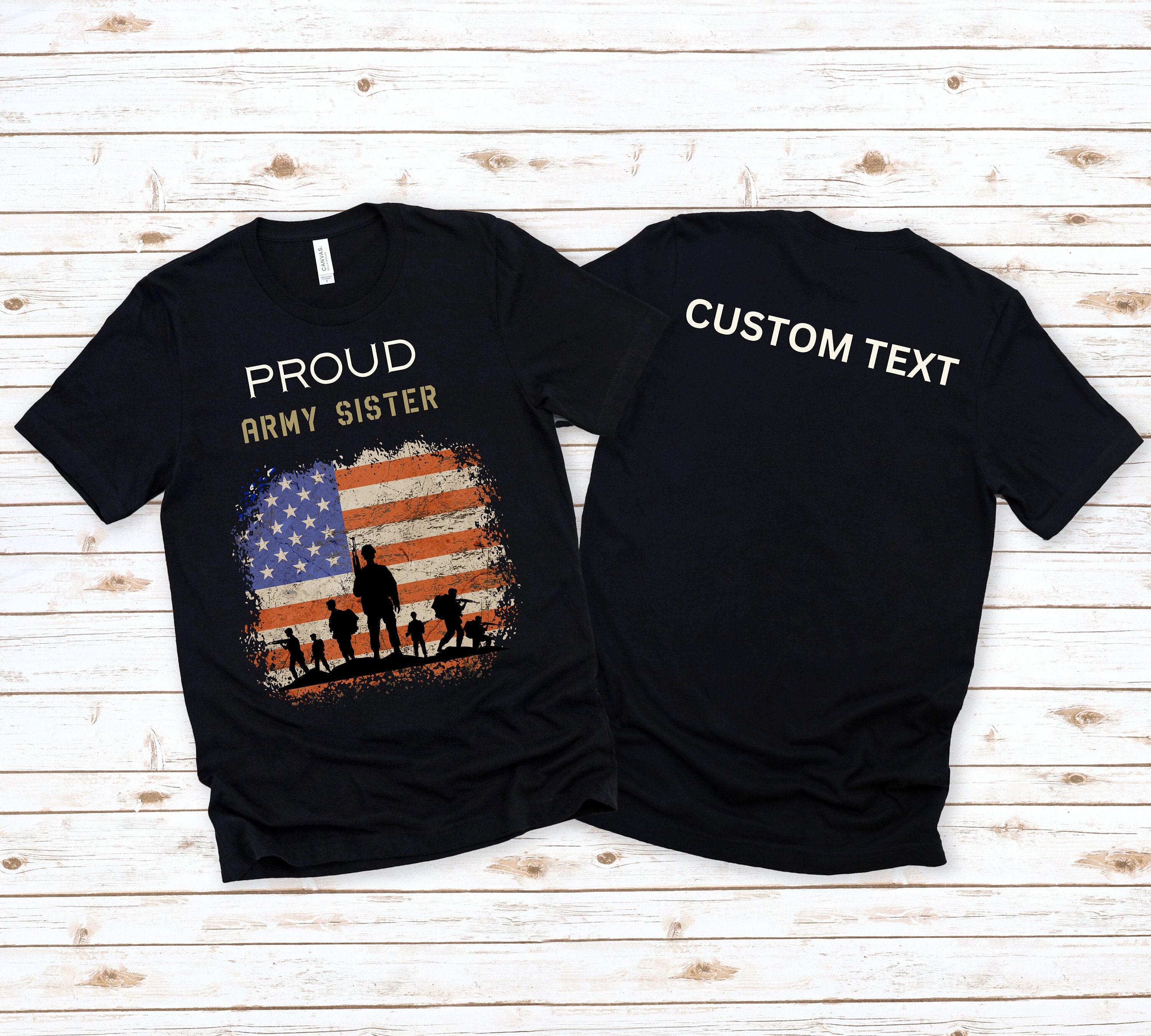 Custom Army Sister Shirt Basic Training Shirt Military - Etsy