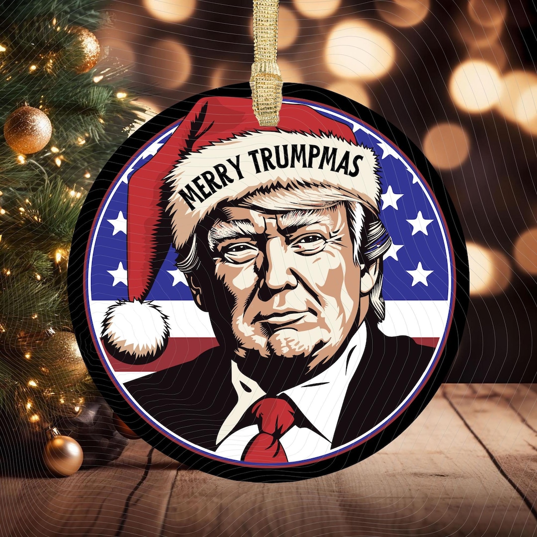 Trump Christmas Ornament, Funny Trump Gift, President Trump, Funny Gift ...