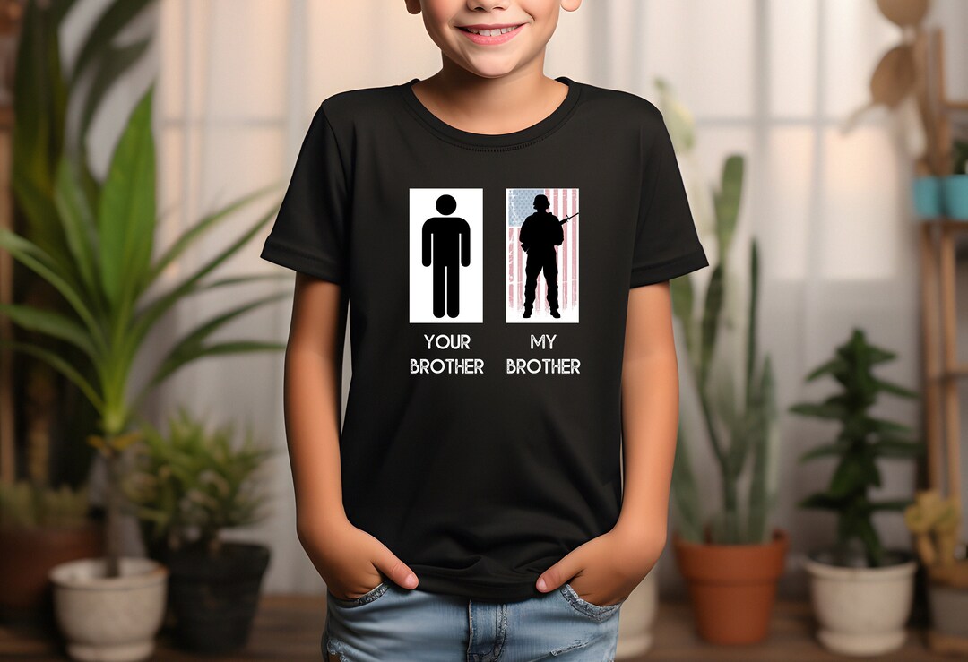 Proud Army Brother Shirt: Military Family Tee - Etsy