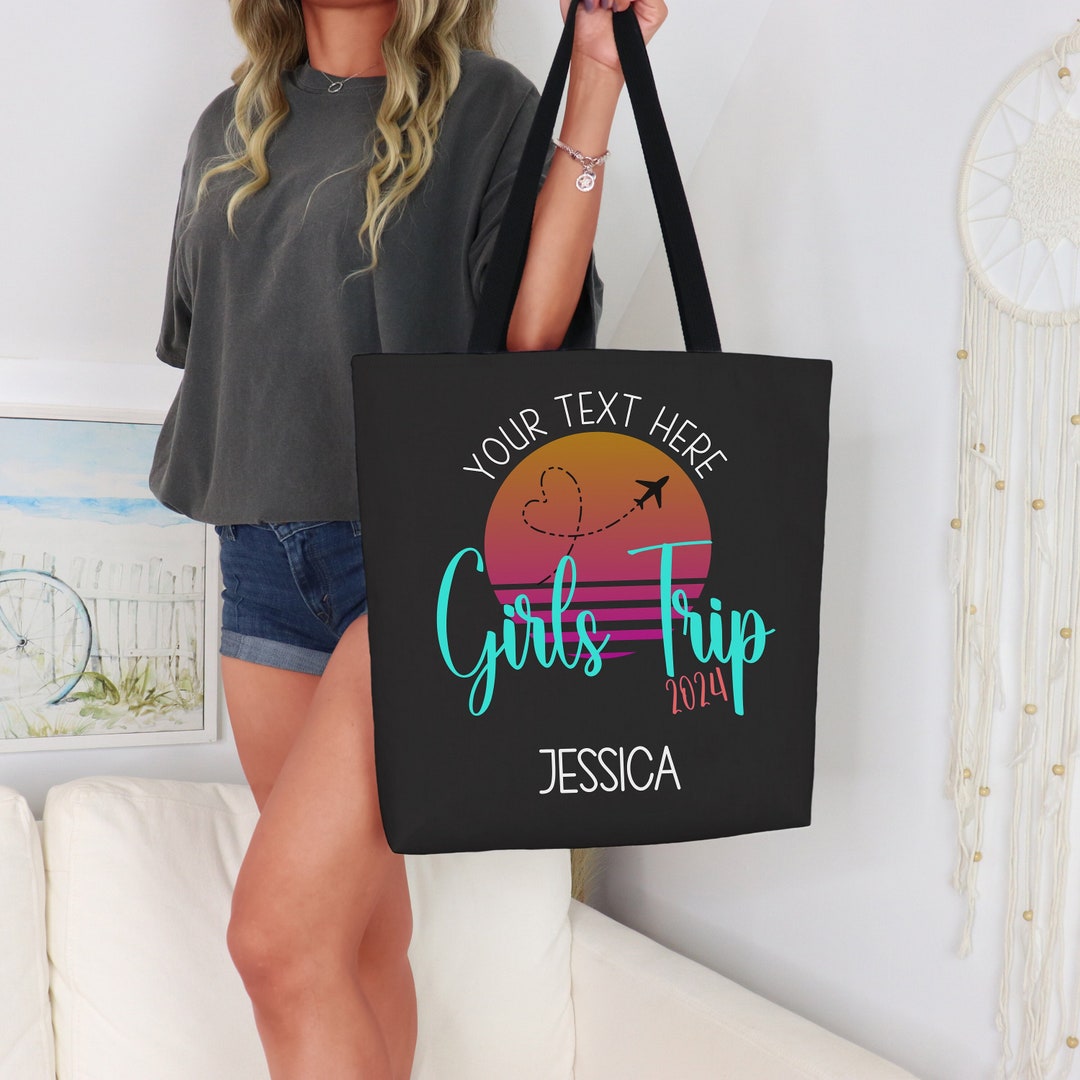 Girls Trip 2024, Girls Trip Gift, Girls Trip Tote Bag, Custom Girls ...