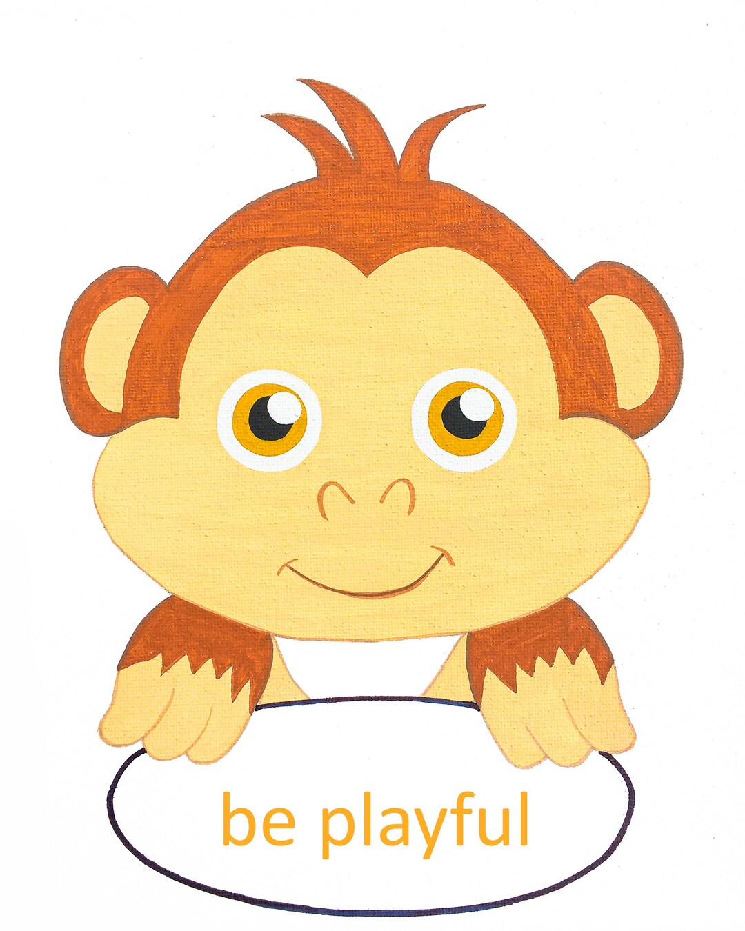 3er Set Kinderzimmer Animal Prints, Affe, Hase, Löwe, verschiedene Tier ...