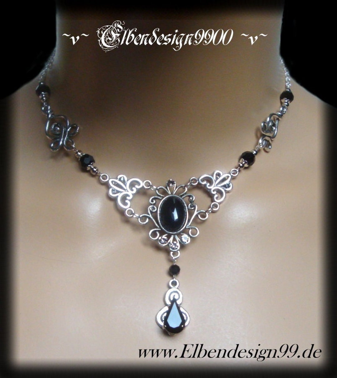 Necklace isis Black Triskele Wicca Pagan Witch Necklace Choker Celtic ...