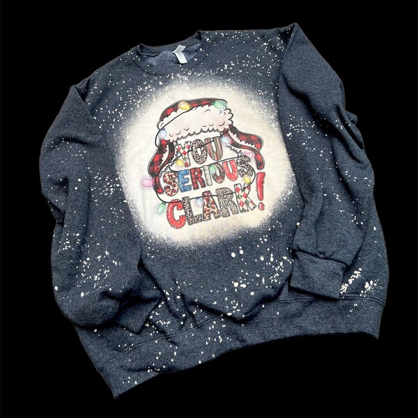 Bleached Christmas Sweatshirts - Etsy