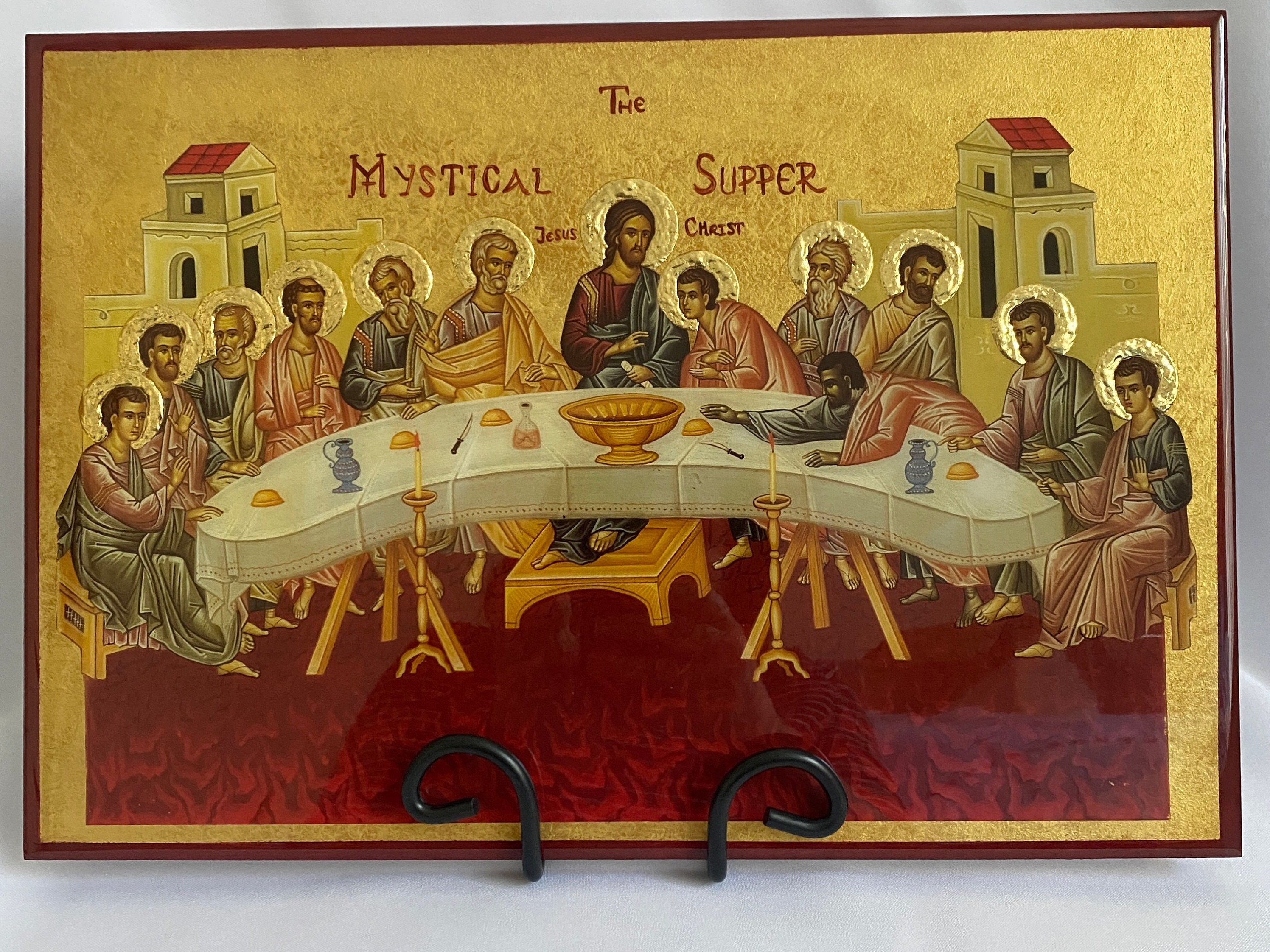 Icon of the Last Supper/ the Mystical Supper - Etsy Australia