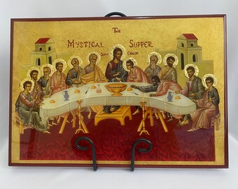 Orthodox Last Supper Icon - Etsy