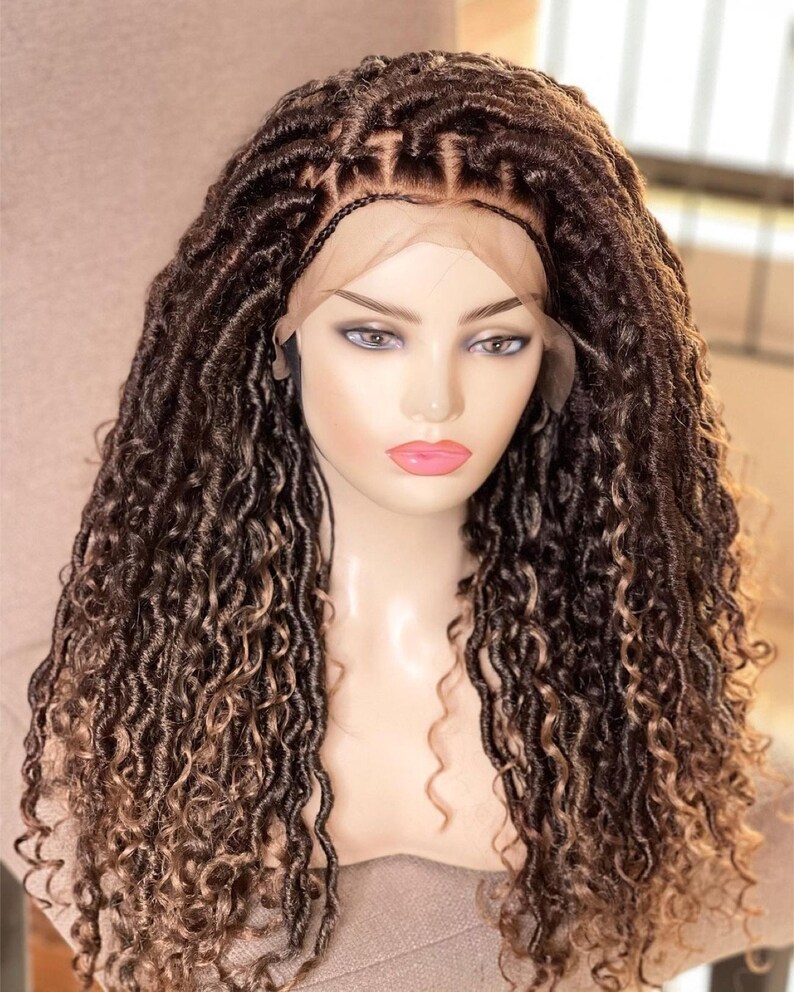 Goddess Fauxlocs Wig, Messy Locs, Distressed Loc Wig, Dread Loc Wig ...