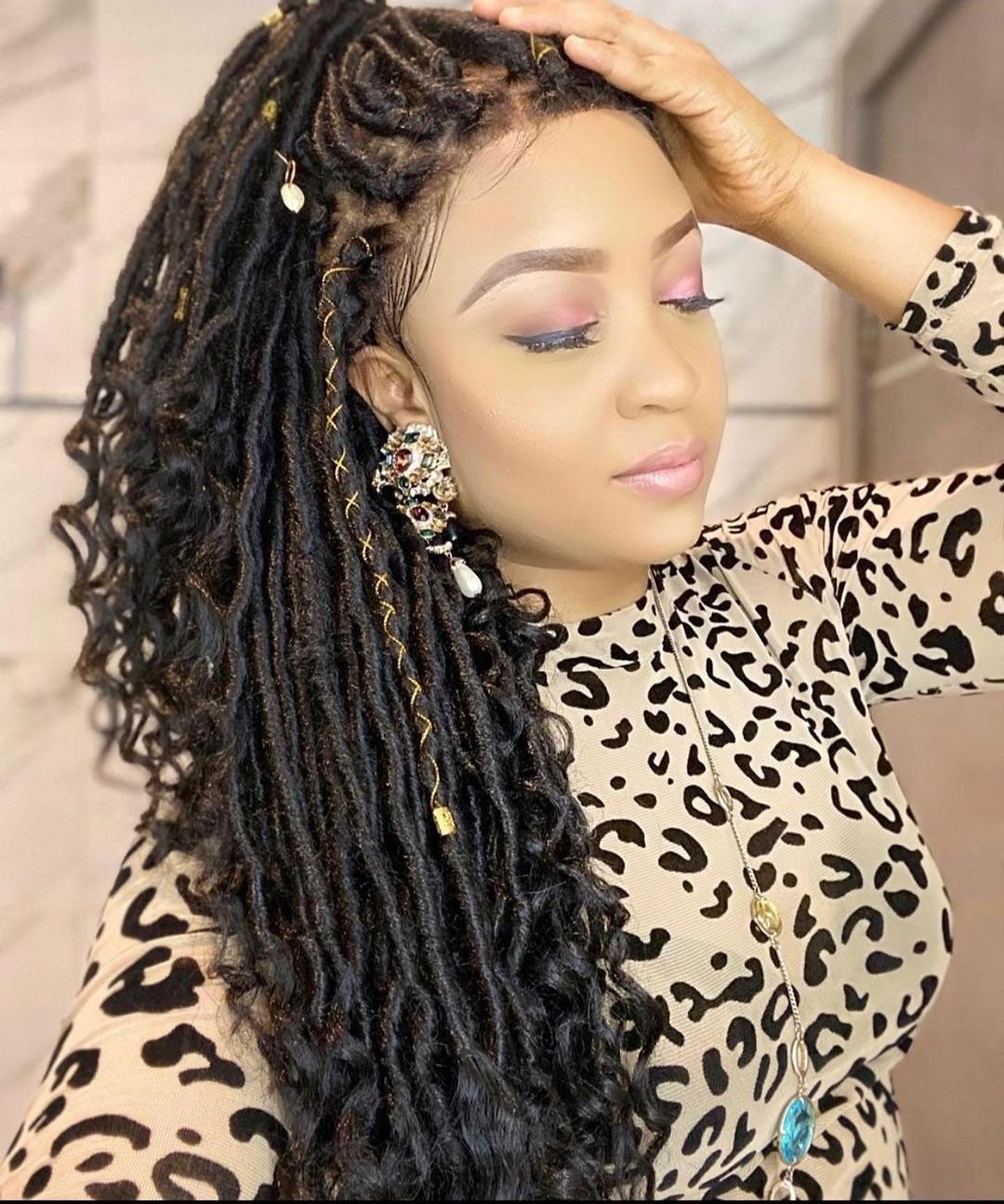 Goddess Locs Wig, Messy Locs, Fairy Locs Wig, Distress Loc Wig, Faux ...