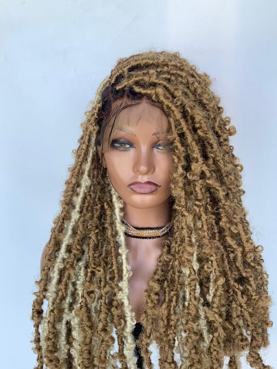 Butterfly Locs Wig Full Lace Messy Locs Distress Loc Wig - Etsy