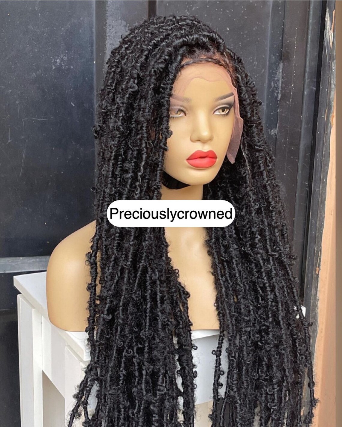 Distress Locs Wig Messy Locs Butterfly Locs Wig Dread Loc - Etsy