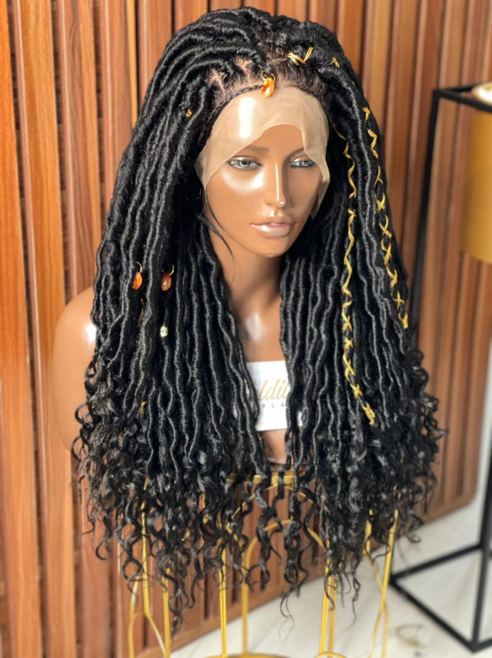 Goddess Locs Wig, Messy Locs, Distress Locs Wig, Dread Loc Wig, Faux ...