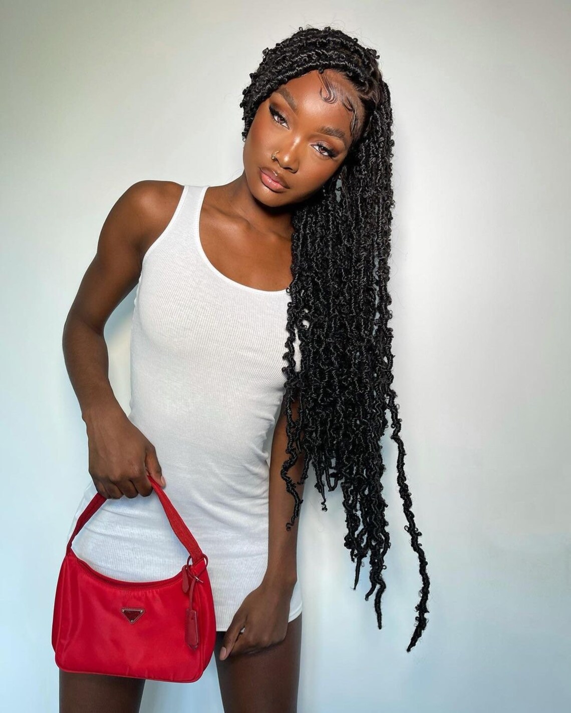 Distressed Locs Wig, Butterfly Locs, Faux Locs Messy Locs, Braid Wig ...